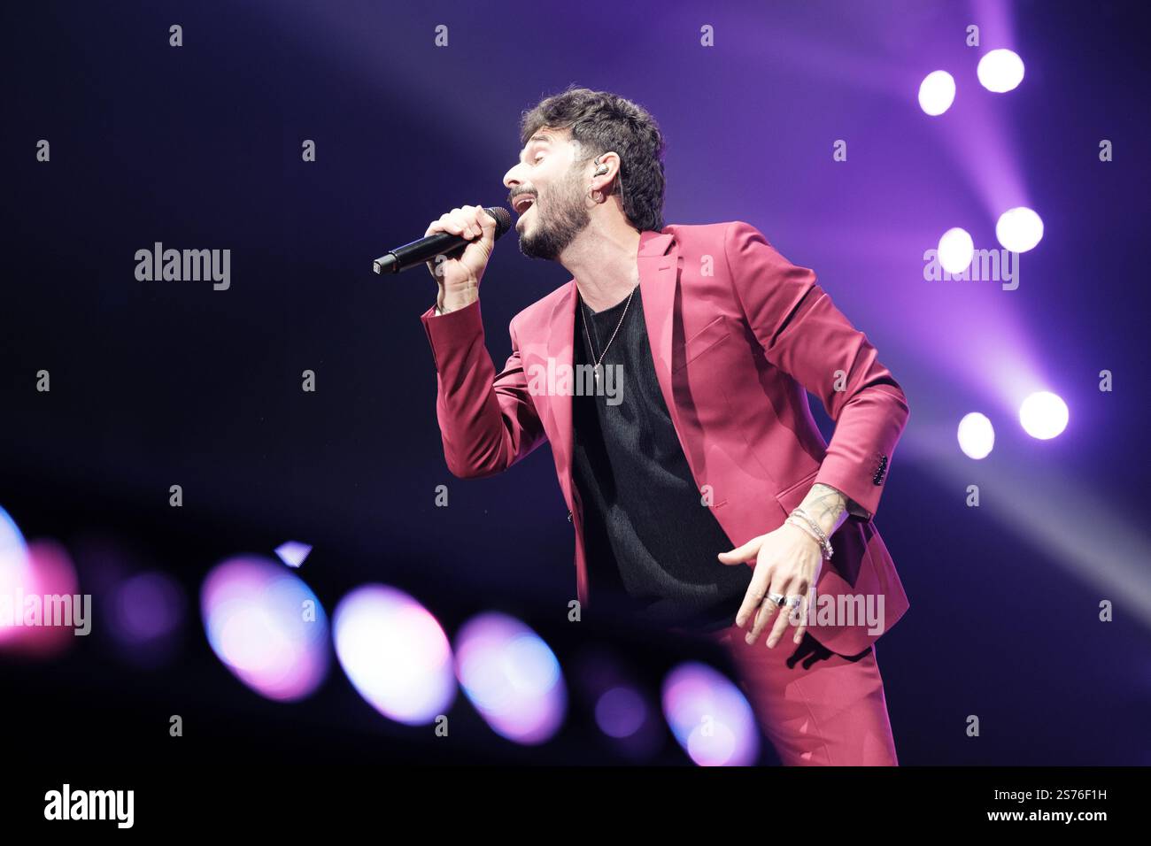 Madrid, Spain. 18th Jan, 2025. the singer Antonito Molina actua during ...