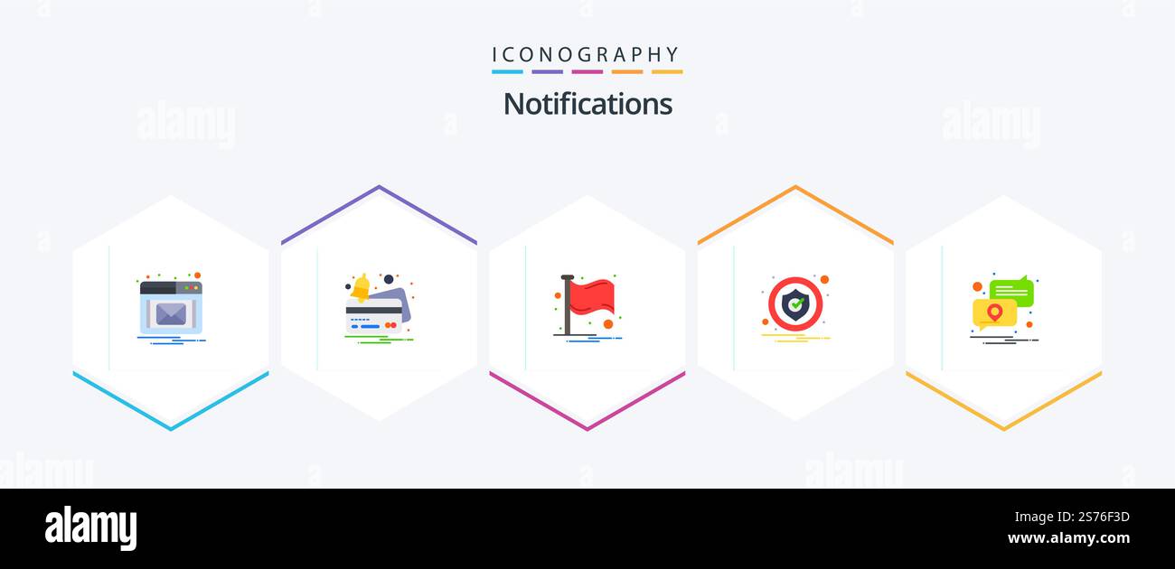 Notifications 25 Flat icon pack including pin. location. flag. security ...