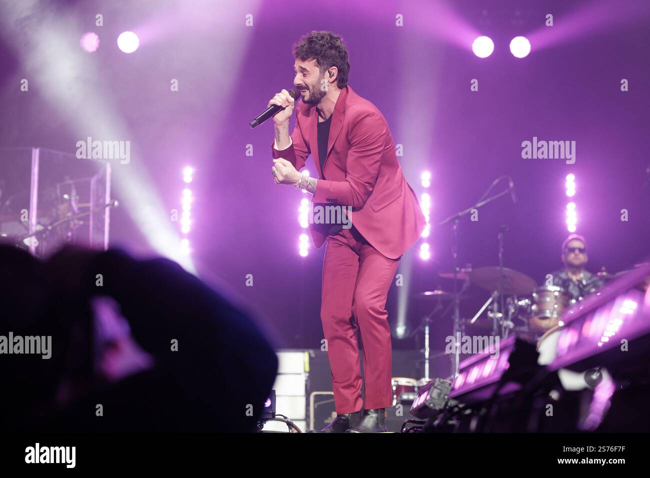 Madrid, Spain. 18th Jan, 2025. the singer Antonito Molina actua during ...