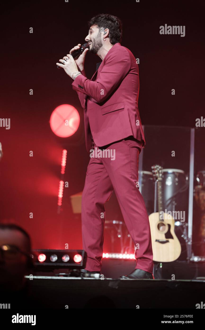 Madrid, Spain. 18th Jan, 2025. the singer Antonito Molina actua during ...