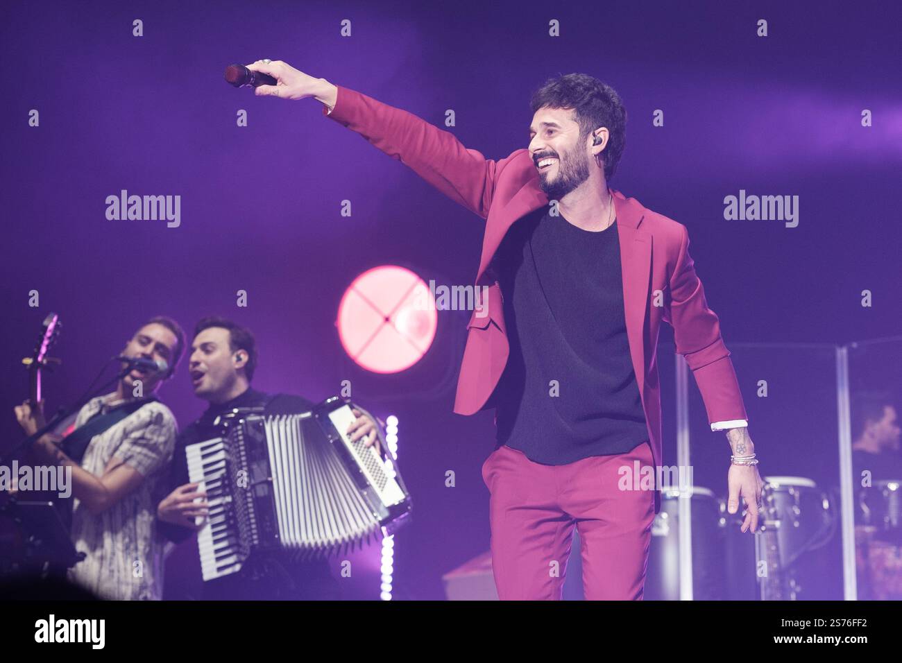 Madrid, Spain. 18th Jan, 2025. the singer Antonito Molina actua during ...