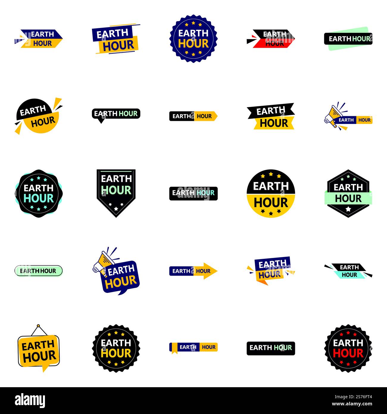 Earth Hour 25 High Impact Vector Banners to Boost Your Environmental ...