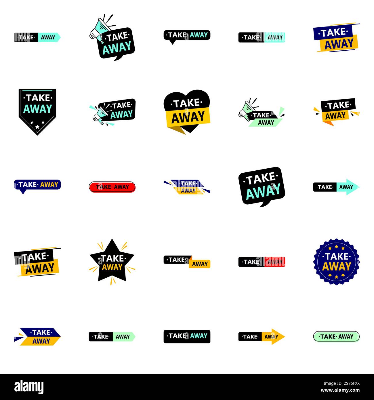 Food drink 25 flat Cut Out Stock Images & Pictures - Alamy