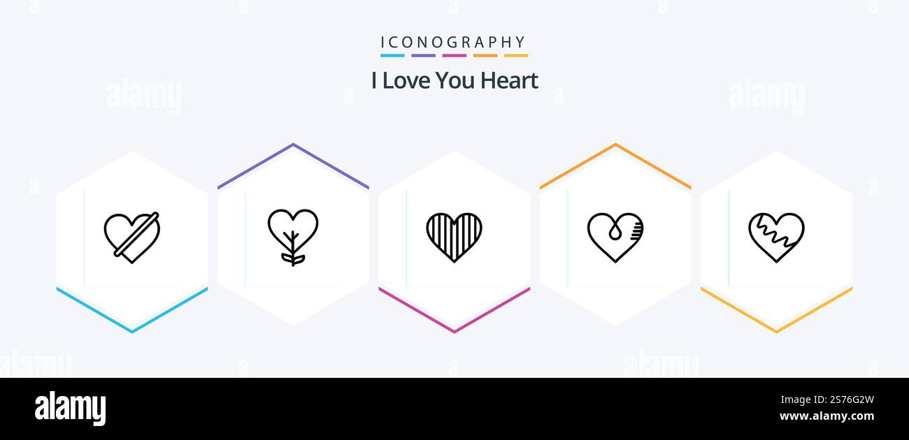 Heart 25 Line icon pack including . gift. like. favorite. love Stock ...