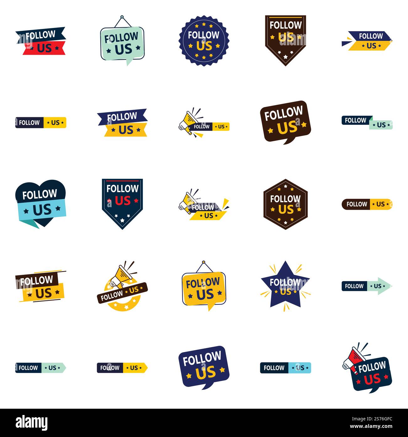 25 Professionally Designed Follow Us Banners for Instagram and Facebook ...