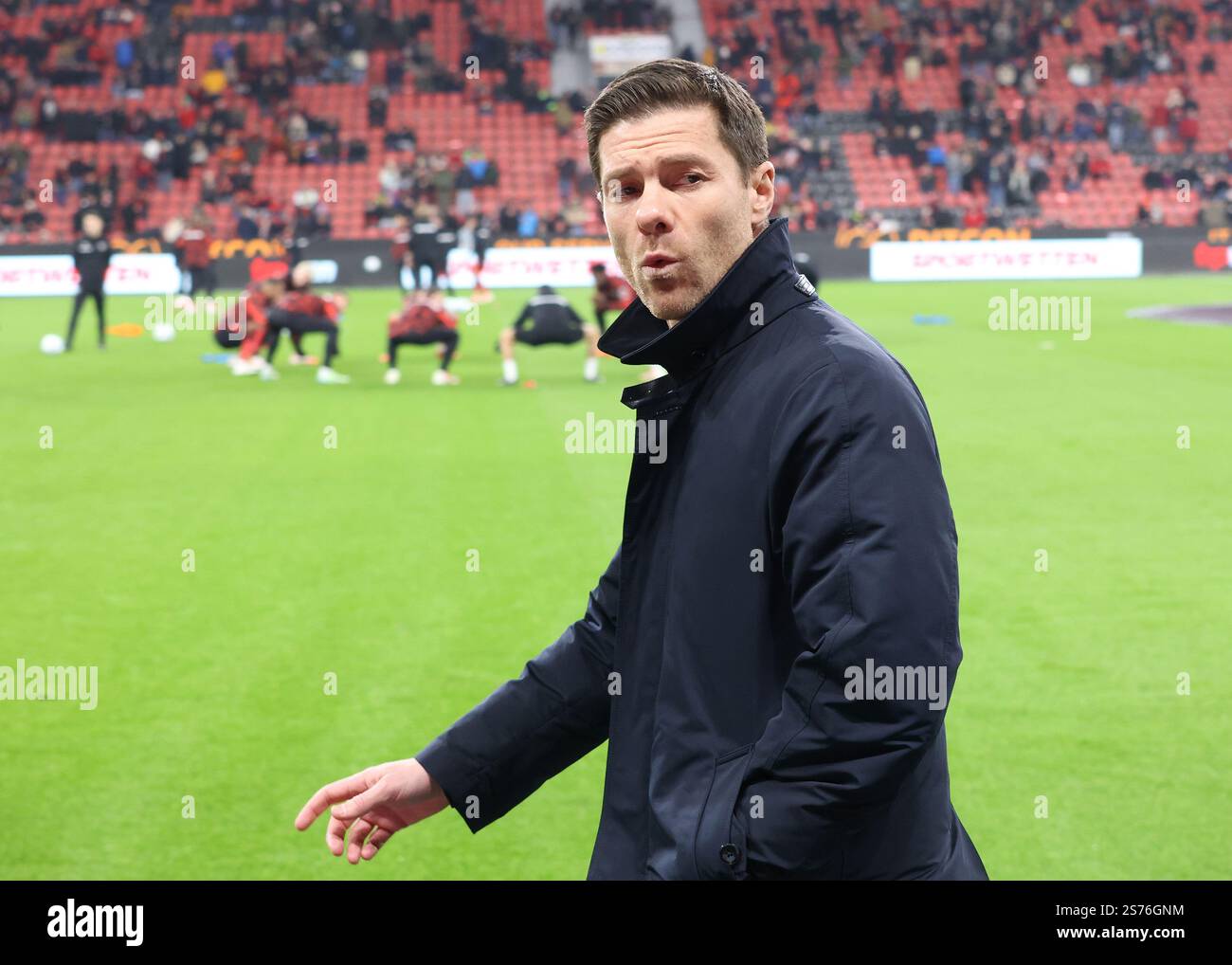 Cheftrainer Xabier Alonso Olano (Bayer), Leverkusen, Germany, 18.01. ...