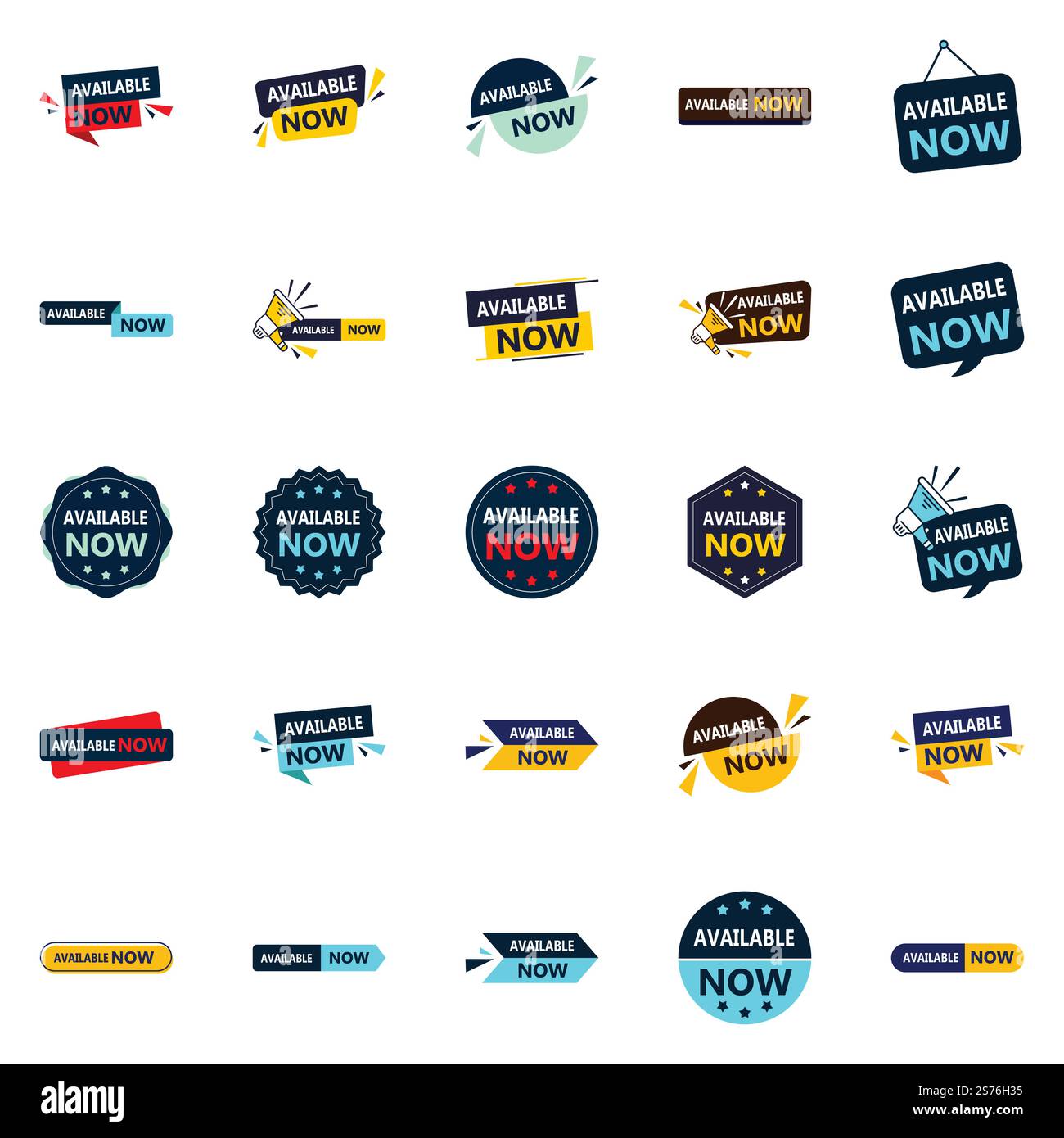 Transform Your Designs with Available Now 25 Vector Banners Pack Stock ...