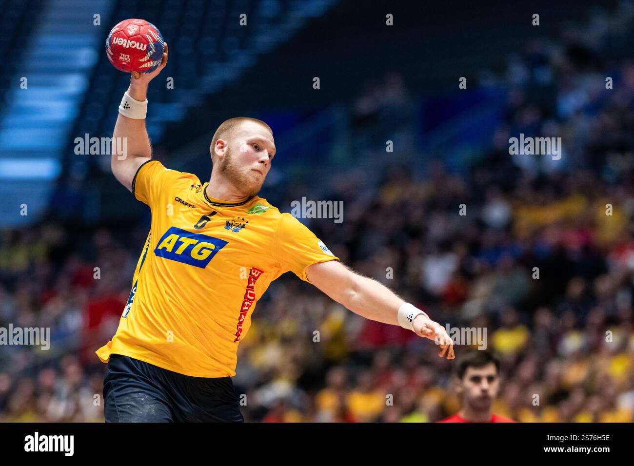 Felix Möller of, Sweden. , . during the 2025 IHF World Men's Handball ...