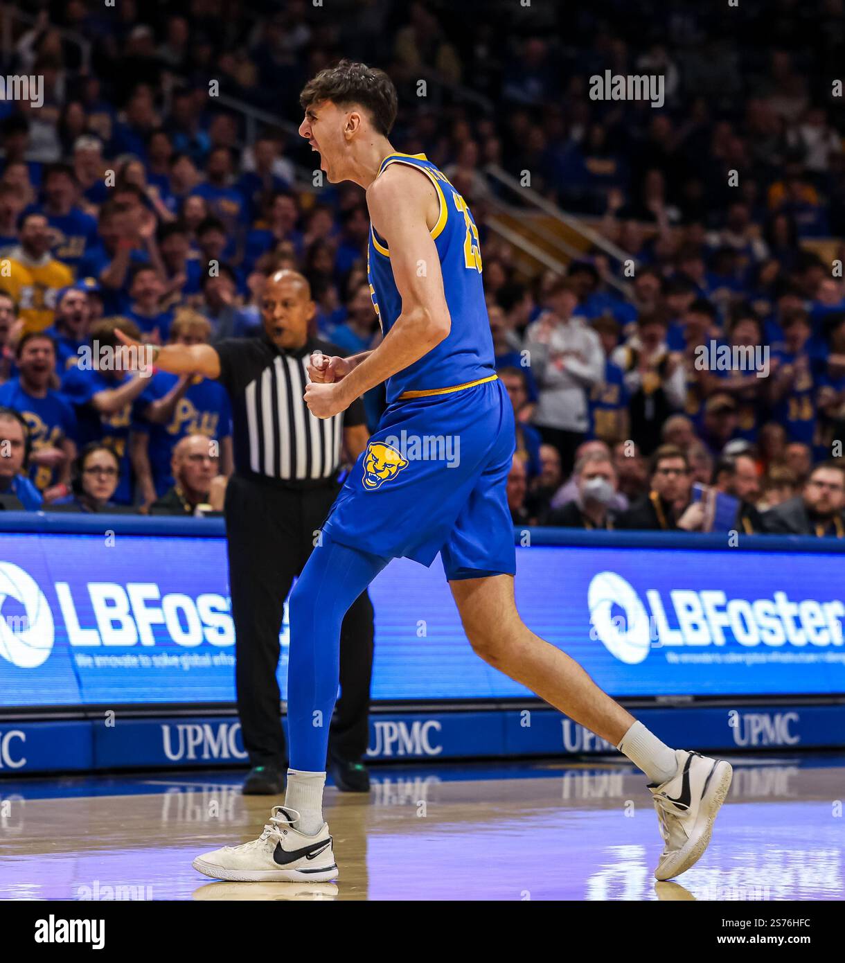 January 18, 2025: Pitt Panthers forward Guillermo Diaz Graham ...