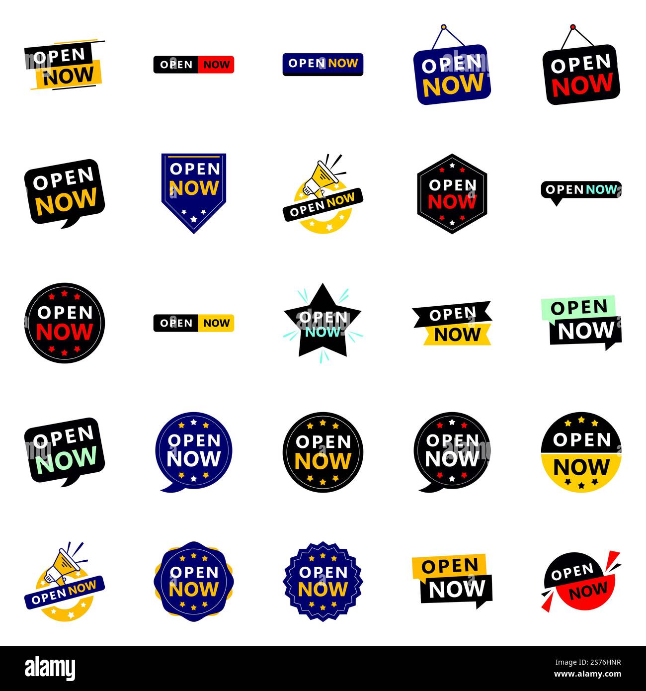 25 Customizable Open Now Signage Templates Stock Vector Image & Art - Alamy