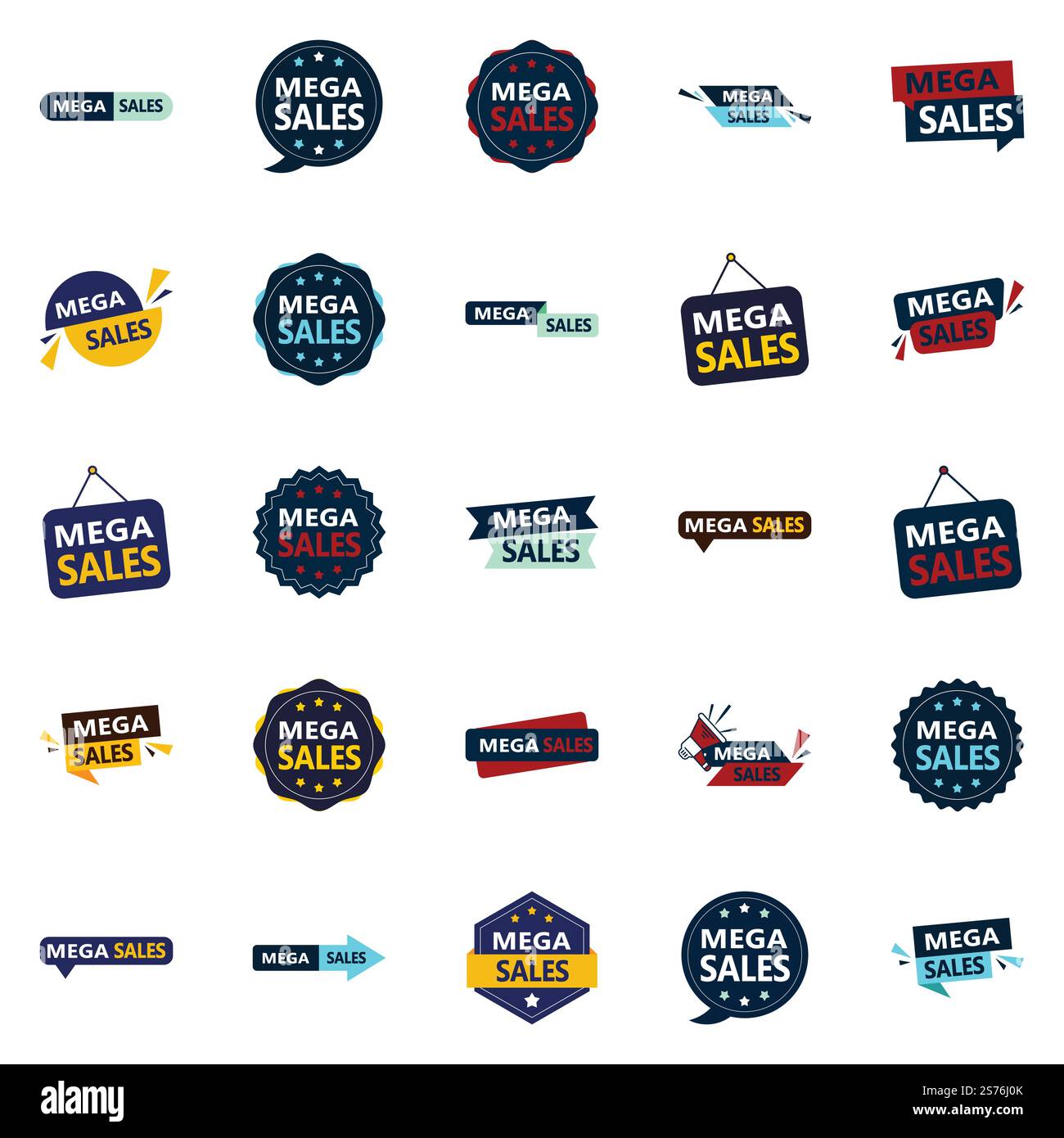 Mega Sale Bundle 25 Impactful Vector Designs for Salespeople Stock ...