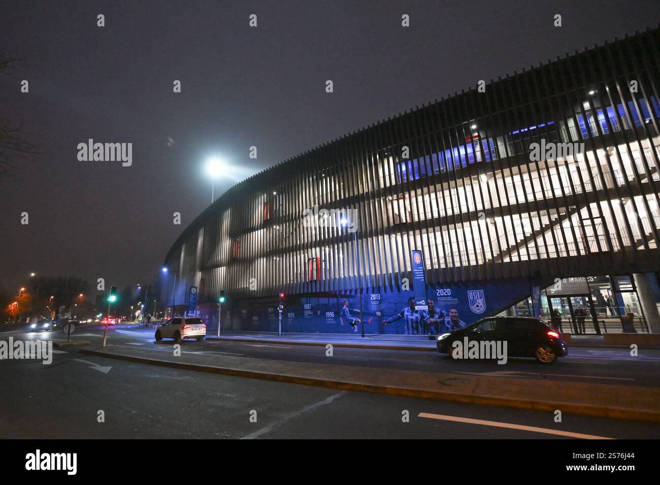 Illustration during the Ligue 2 BKT match between Dunkerque and Lorient ...