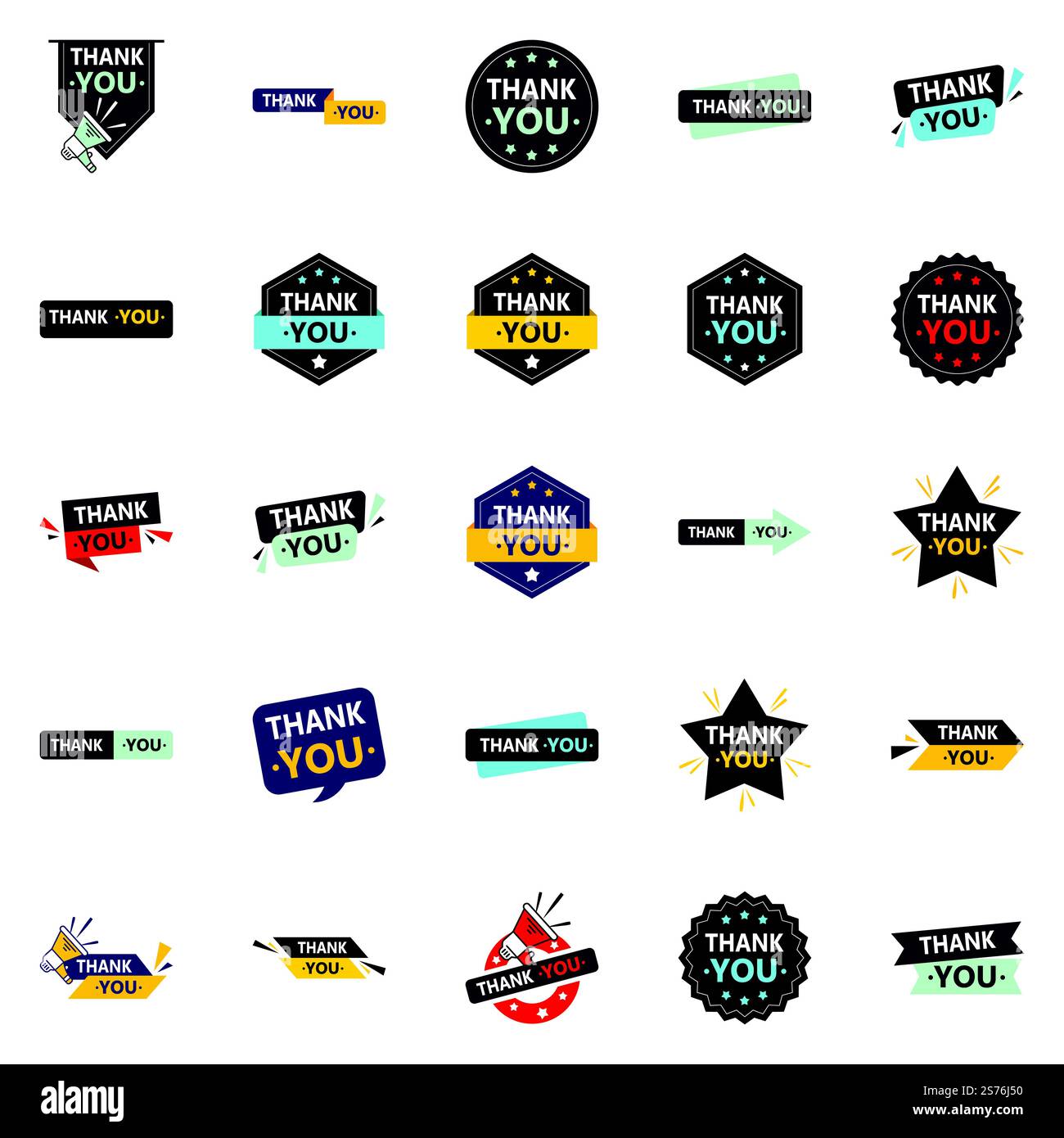 Thank You 25 Eye catching Vector Images to Express Gratitude Stock ...