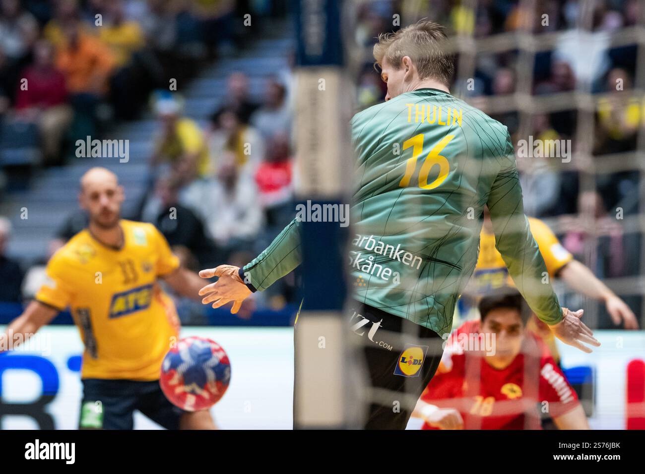 250118 goalkeeper Tobias Thulin of Sweden during the 2025 IHF World Men ...