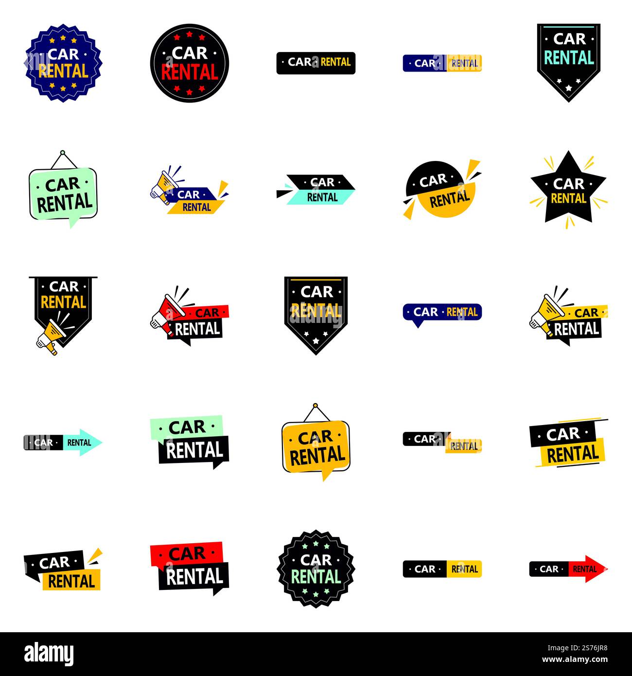 25 Modern vector designs for a refreshed look in your car rental ...