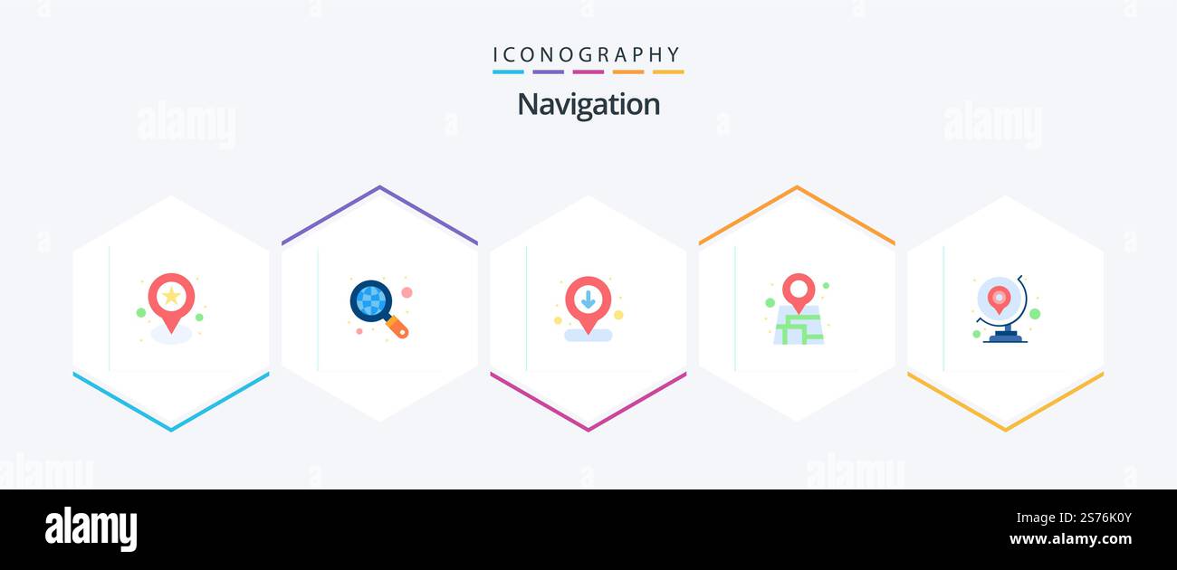Navigation 25 Flat icon pack including map. gps. interface. world. map ...