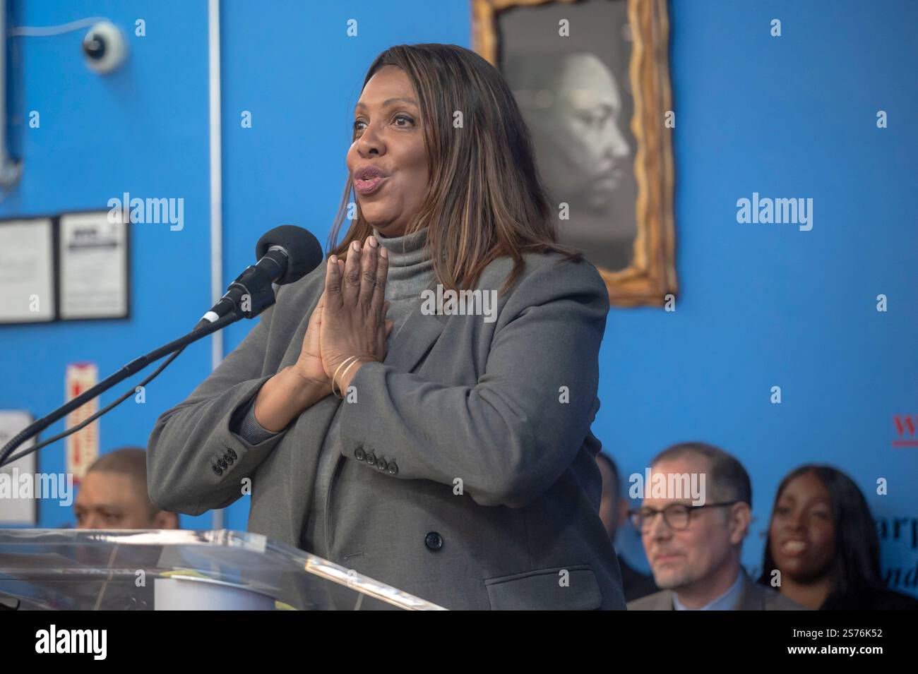 New York, United States. 18th Jan, 2025. New York State Attorney ...