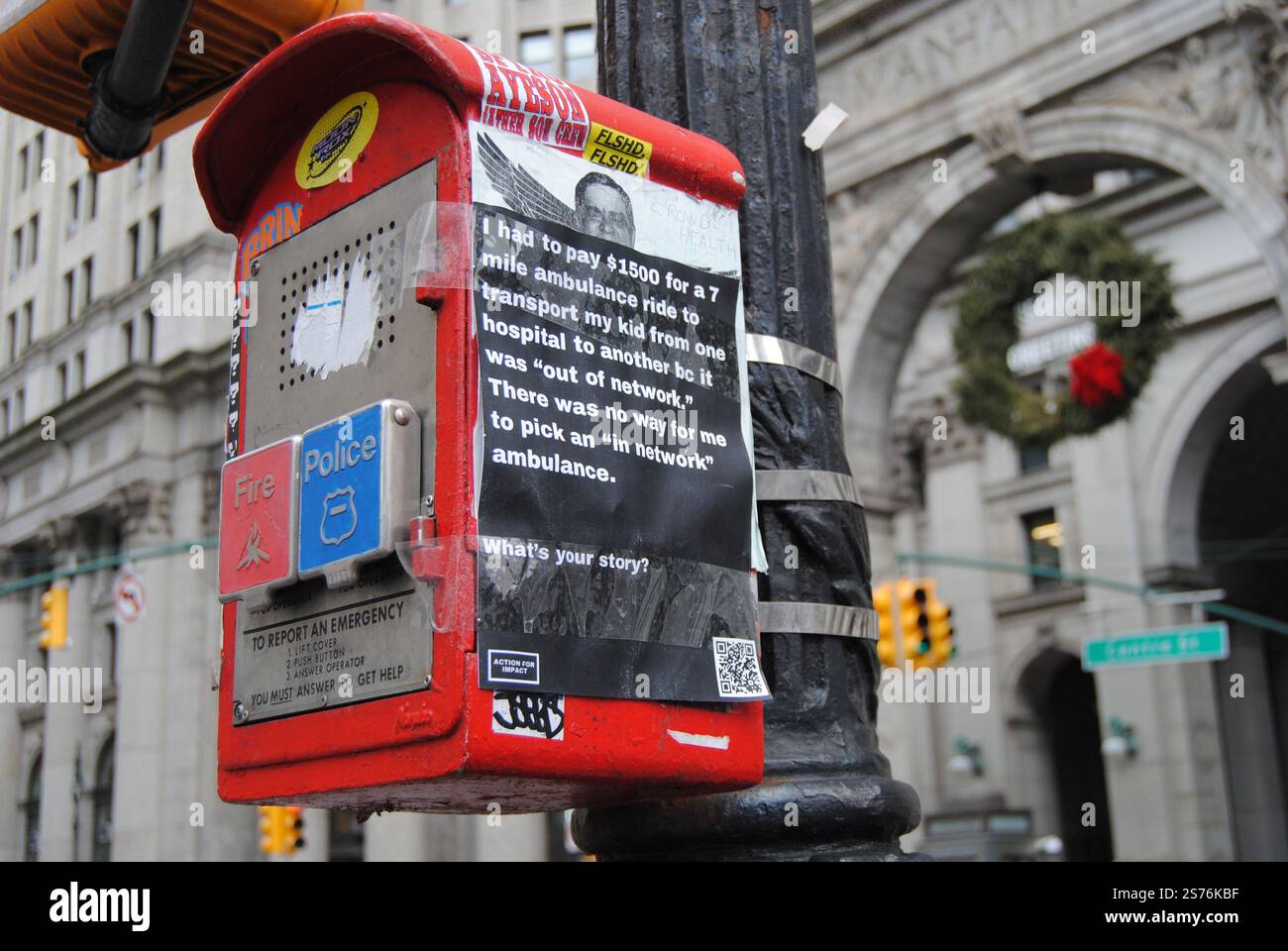 New York City, New York, USA - January 18 2025: Statement on an ...