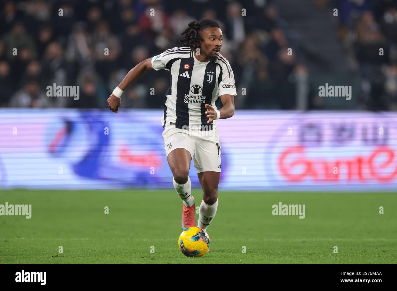Turin, Italy. 18th Jan, 2025. Khephren Thuram of Juventus during the ...