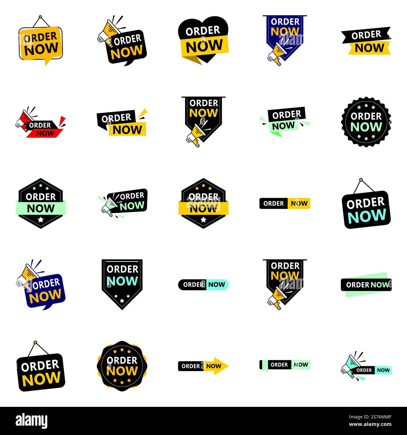 25 Eye-catching Order Now Banners to Grab Attention Stock Vector Image ...