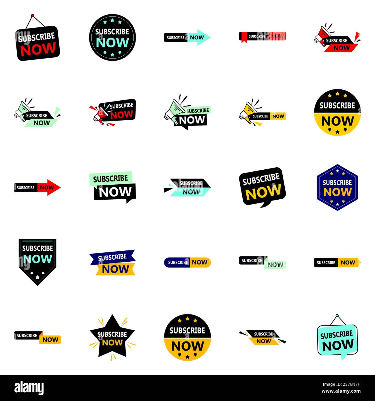 25 Professionally Designed Subscribe Now Banners Stock Vector Image ...