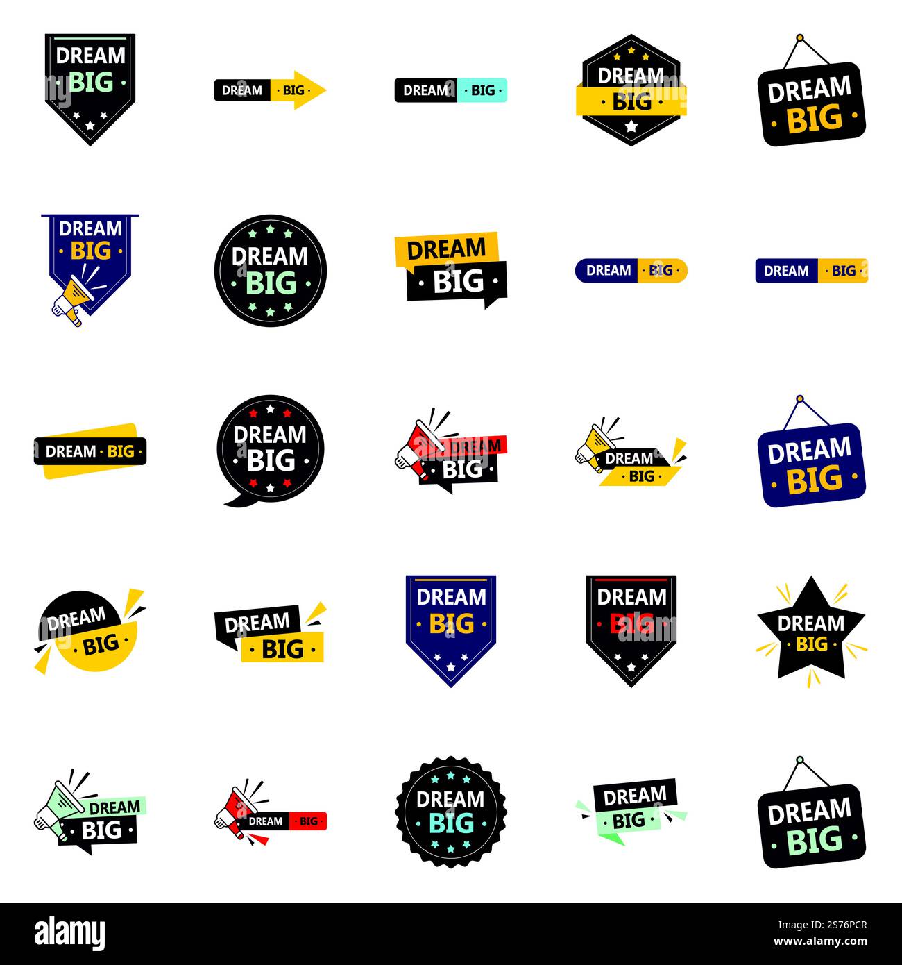 Dream Big 25 Unique Vector Designs for Reaching New Heights Stock ...