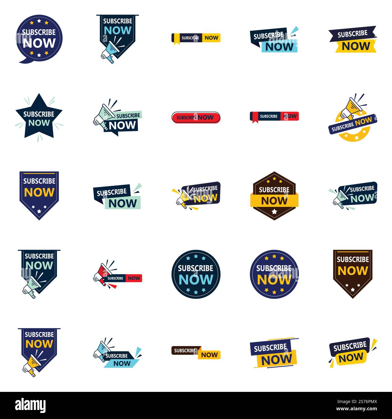 The Ultimate Collection of Subscribe Now 25 Vector Banners for ...