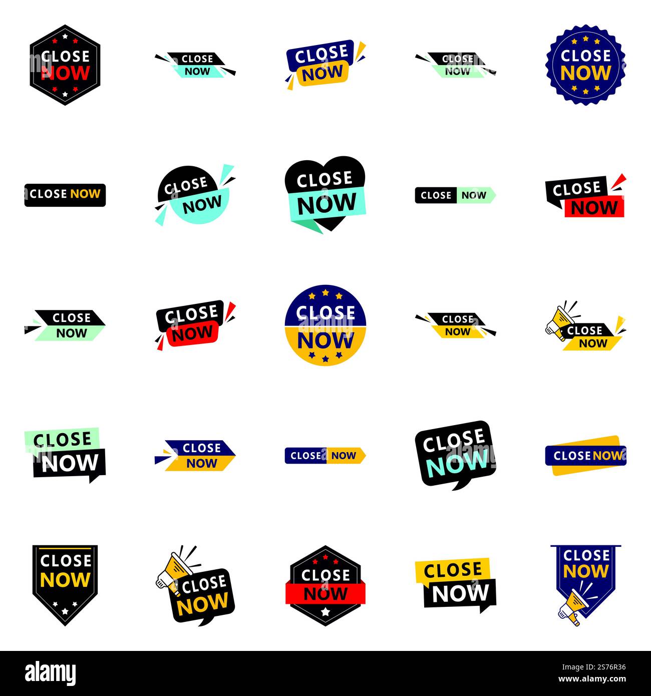 Last Chance to Close Text Banners Pack of 25 Stock Vector Image & Art ...