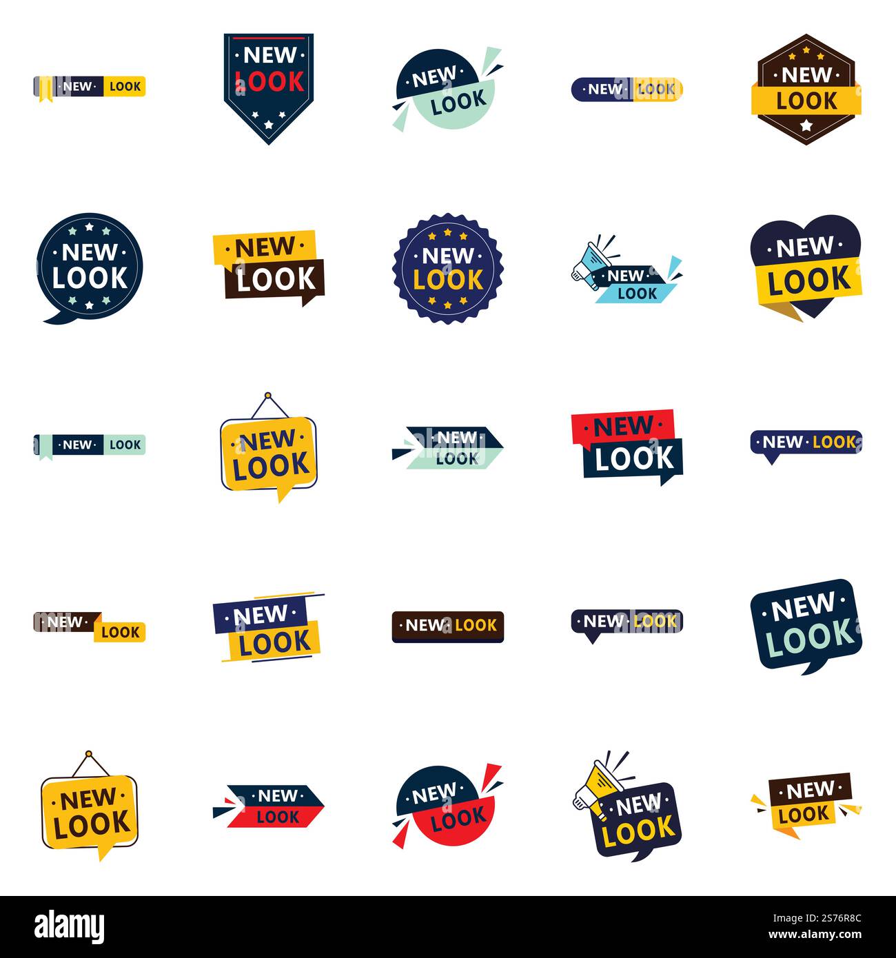 New Look 25 Professional Vector Designs for a new brand image Stock ...