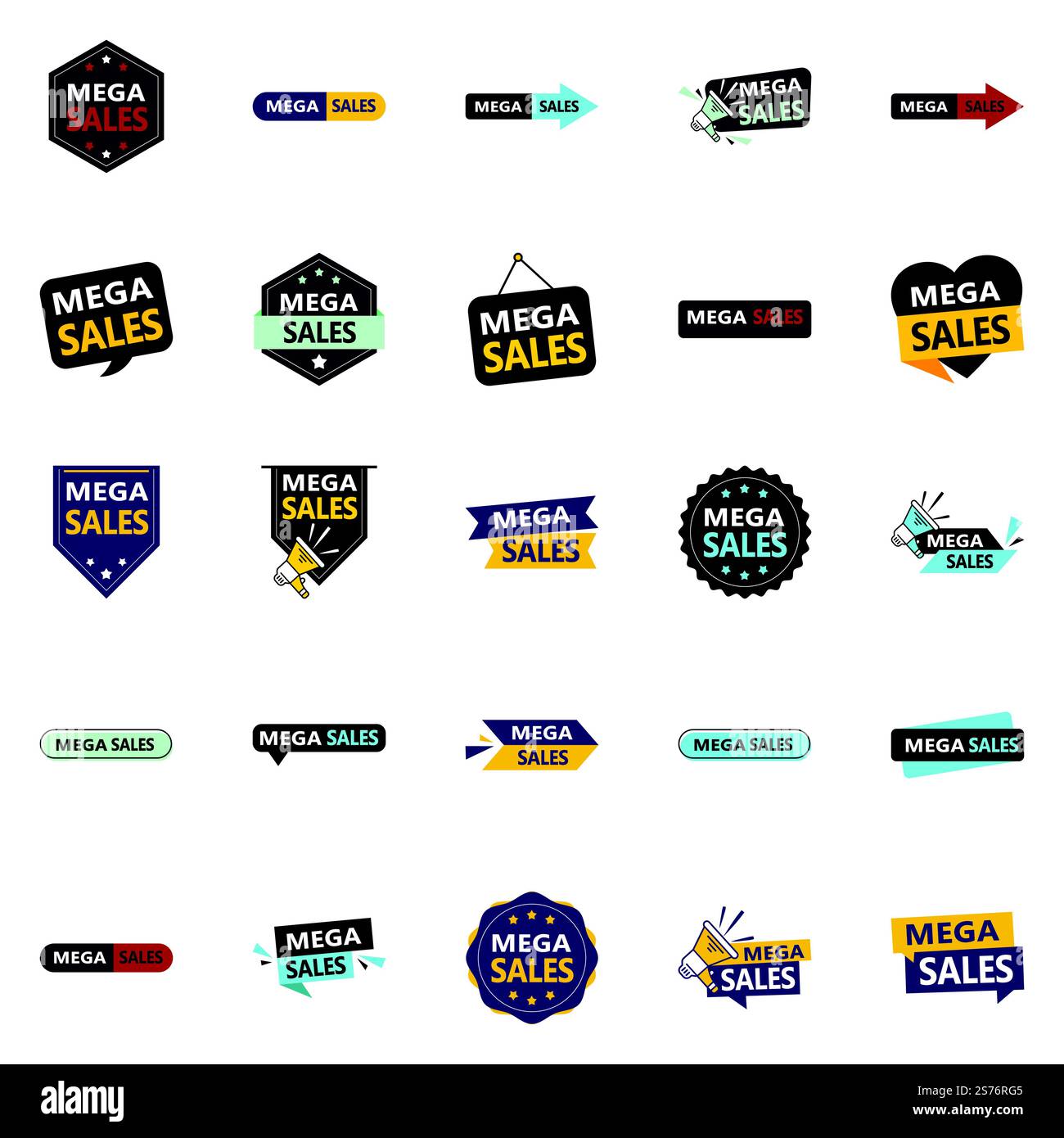 Mega Sale 25 Versatile Vector Banners for All Your Marketing Campaigns ...