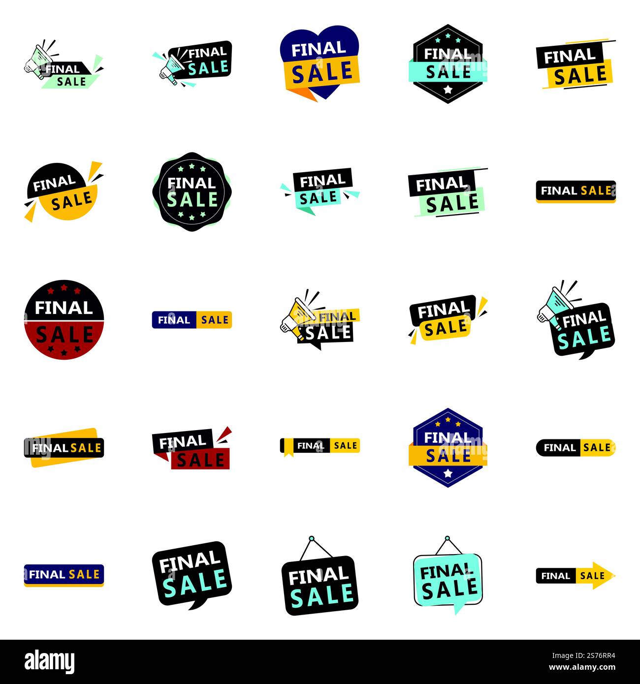 25 Stunning Final Sale Banners for Online Stores Stock Vector Image ...
