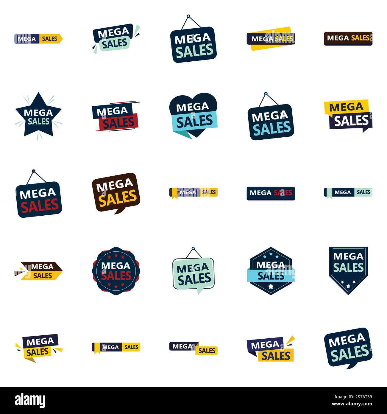 Mega Sale Bundle 25 Impactful Vector Designs for Salespeople Stock ...