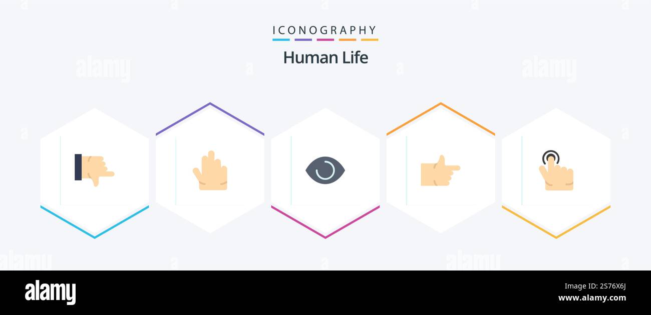 Human 25 Flat icon pack including . hand. human. finger. vote Stock ...