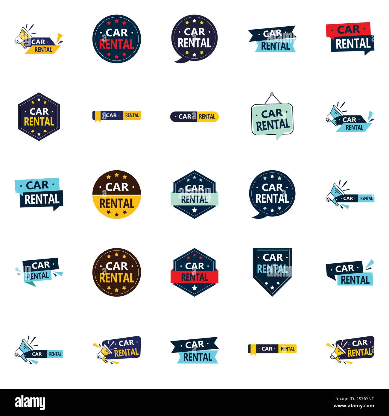 Car Rental 25 Professional vector designs for a polished brand image ...