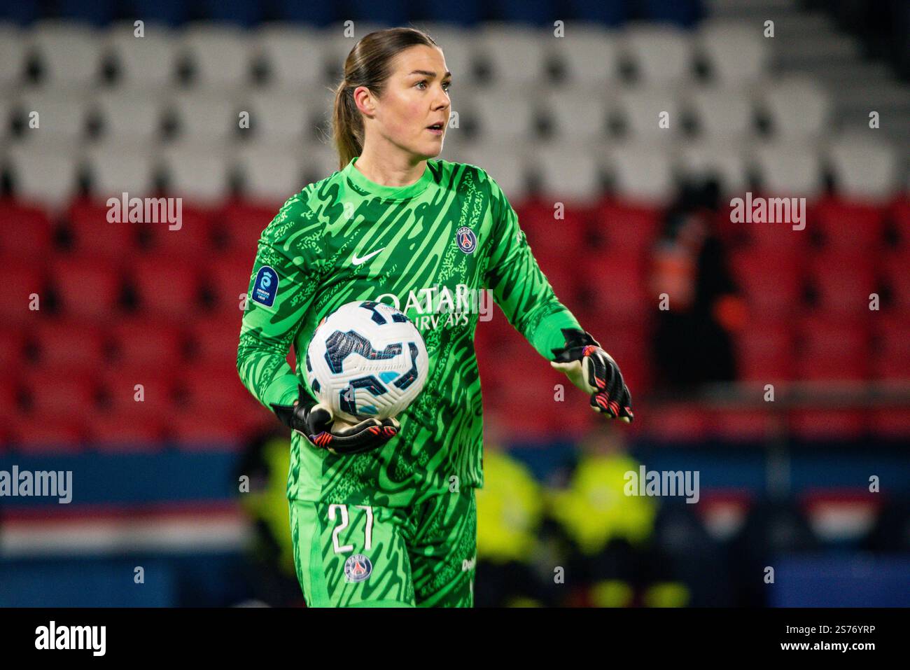Paris, France. 18th Jan, 2025. Mary Earps of Paris Saint Germain during ...