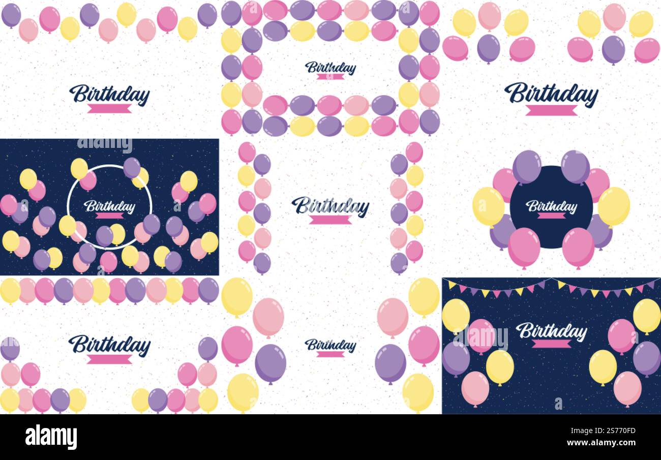 Happy Birthday written in a brush stroke font with a watercolor ...