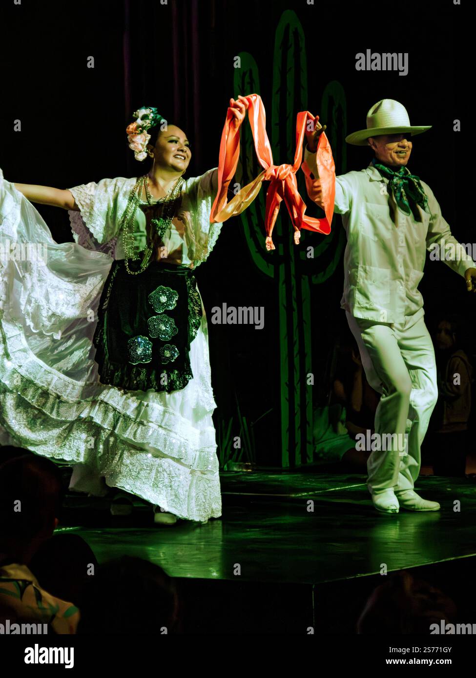 Mexican Dance troupe performs at a resort Stock Photo - Alamy