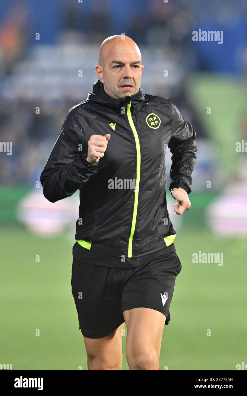 January 18, 2025, Getafe, Madrid, Spain: REFEREE: PABLO GONZÃ LEZ ...