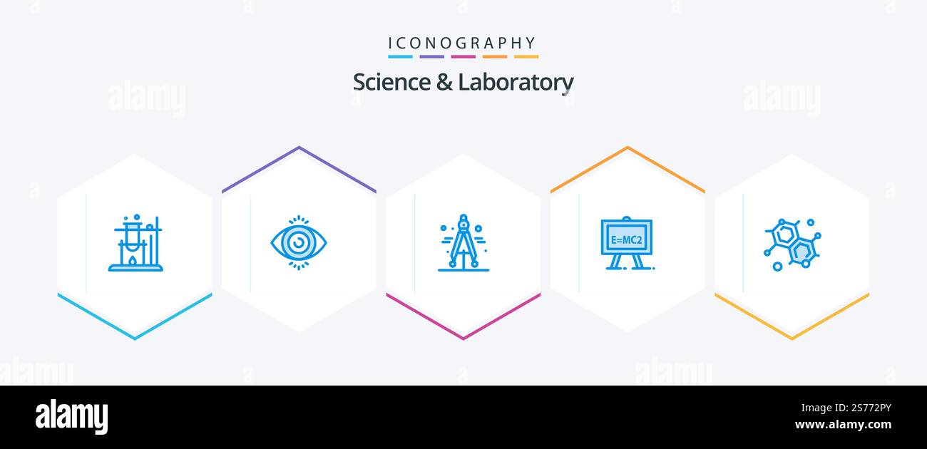 Science 25 Blue icon pack including . science. science. molecular ...
