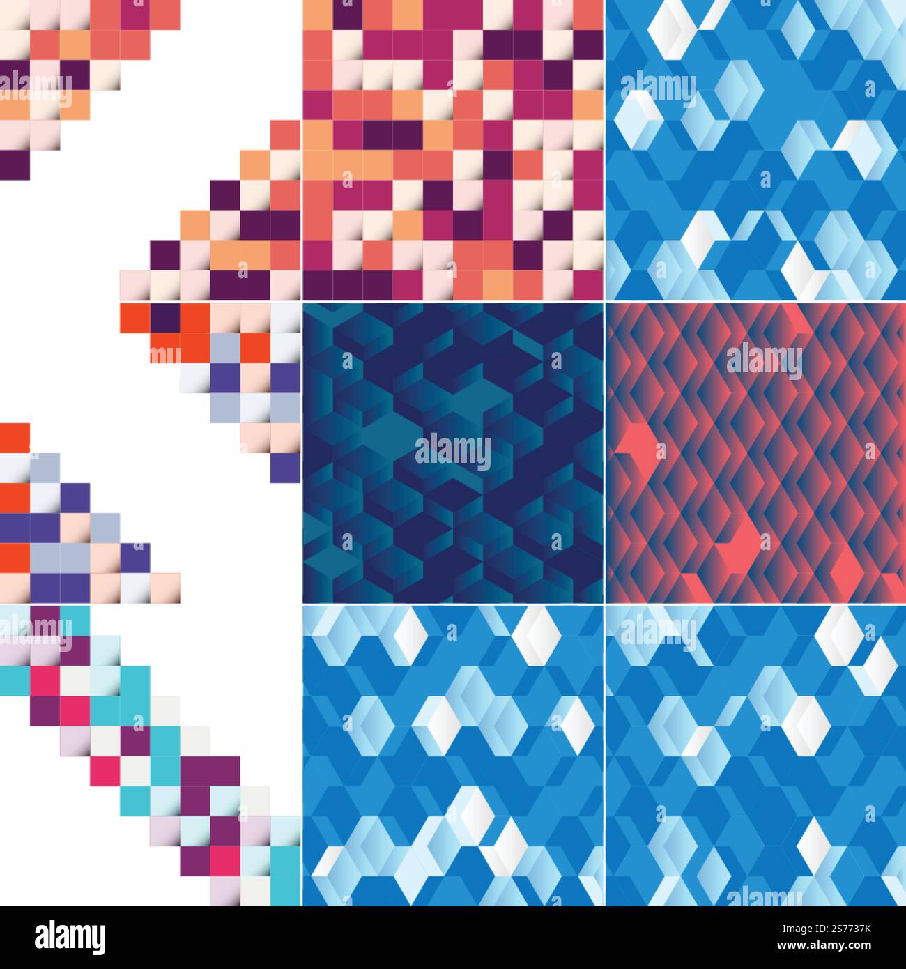 Vector background with an illustration of abstract squares suitable for ...