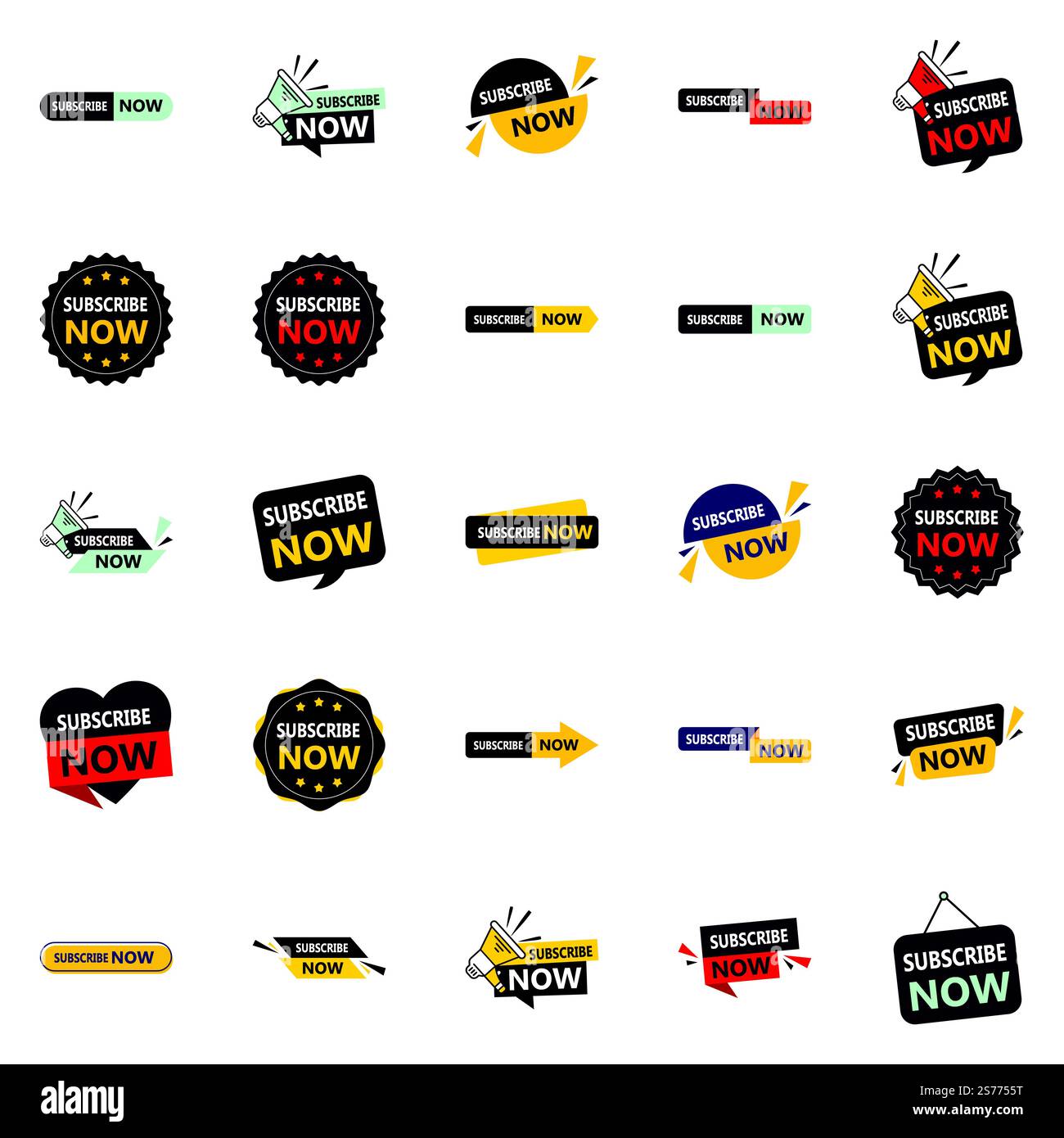 Subscribe Now 25 Vector Banners for Unique Graphic Design Solutions ...