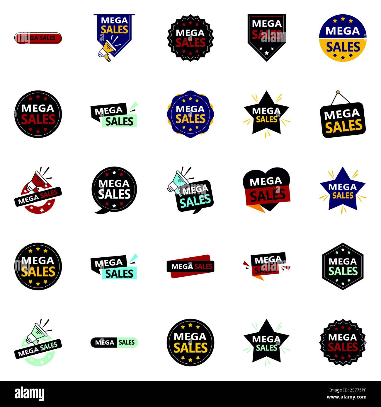 Make Your Next Promotion Stand Out with the Mega Sale Vector Bundle 25 Professional Designs ...