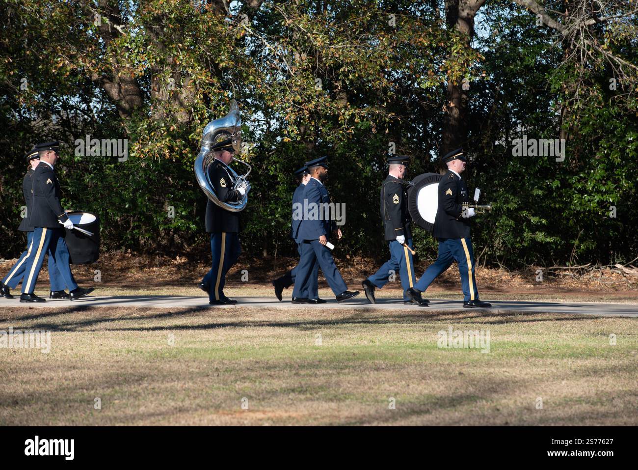 Plains, United States Of America. 10th Jan, 2025. United States service ...
