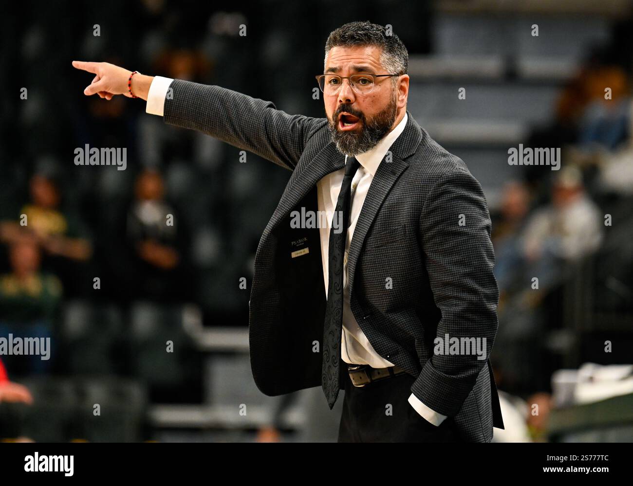 January 2025: Utah Utes head coach Gavin Petersen during the 1st half ...