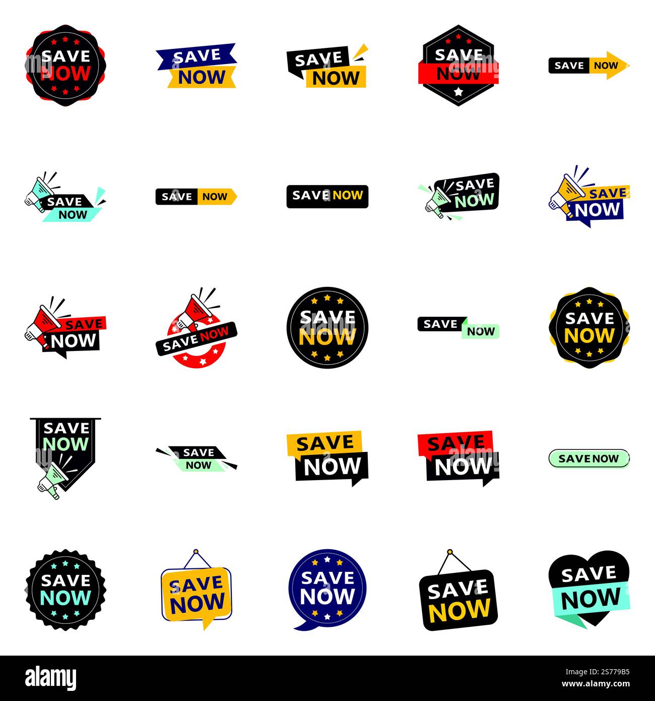 25 Innovative Typographic Banners for promoting saving Stock Vector ...