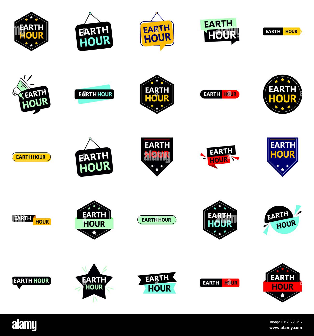 Earth Hour 25 Professional Vector Designs to Elevate Your Environmental ...