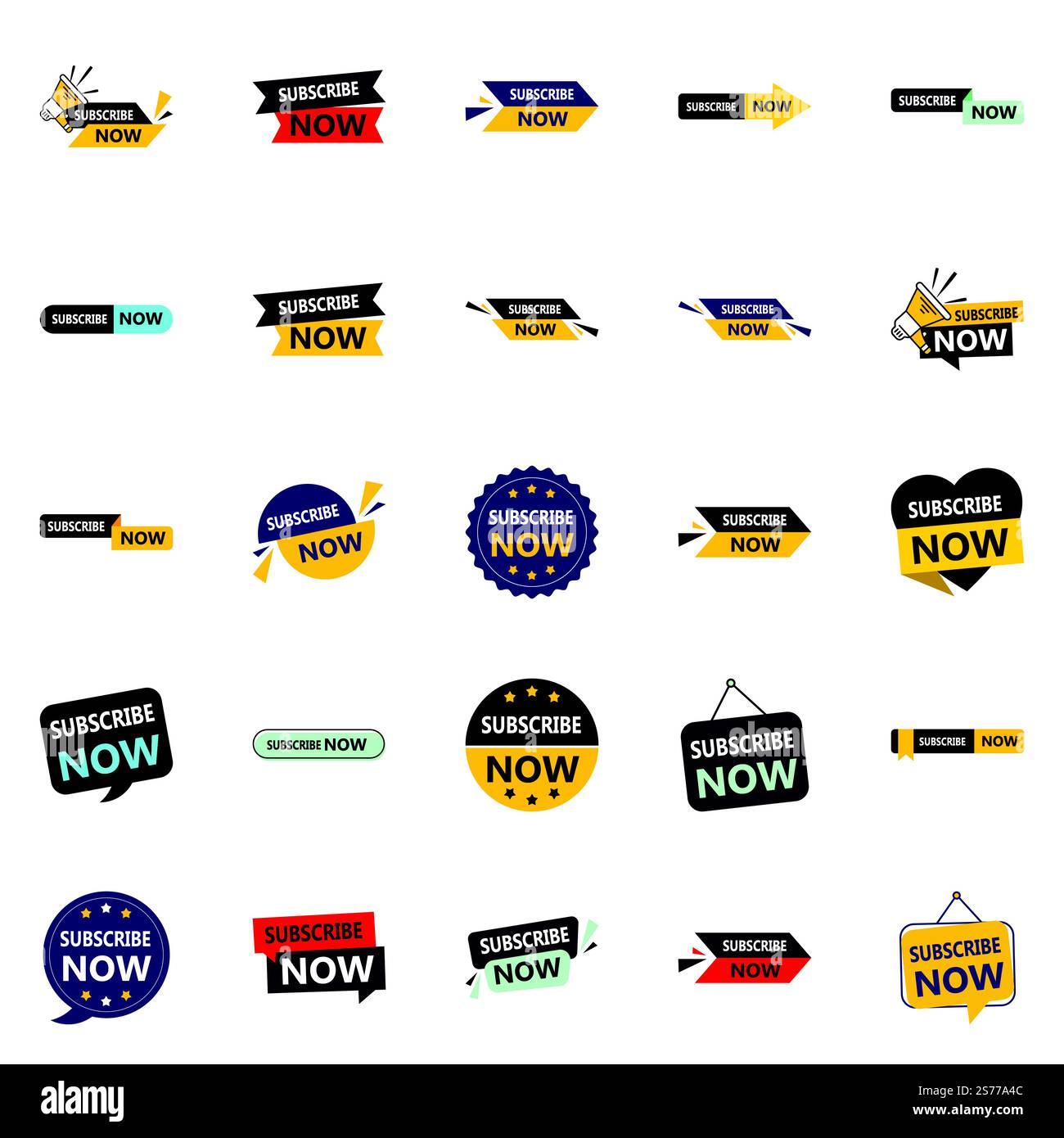Subscribe Now 25 Vector Banners for Eye-catching Marketing Materials ...