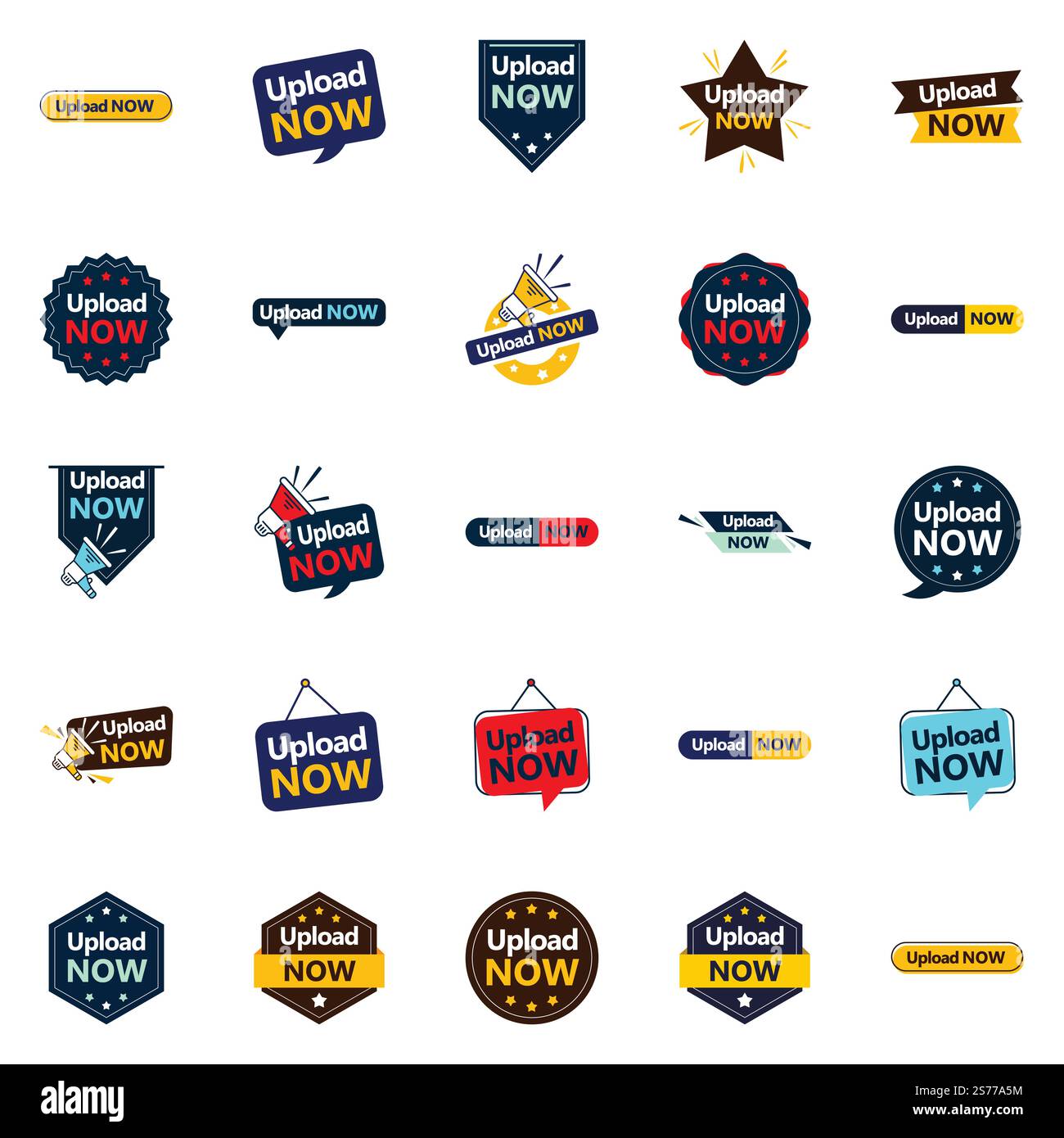 The Upload Now Pack 25 Unique Vector Designs for Graphic Designers ...