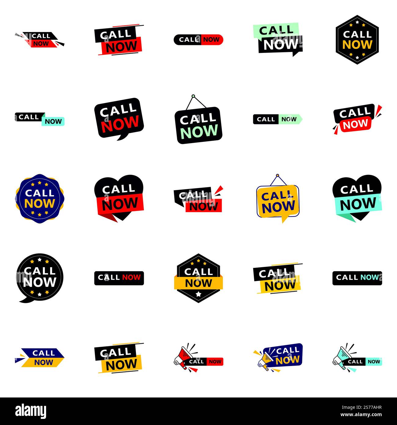 25 Professional Typographic Designs for encouraging calls Call Now ...