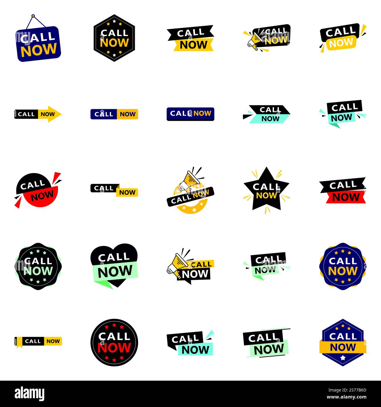 Call Now 25 Unique Typographic Designs to stand out and drive phone ...